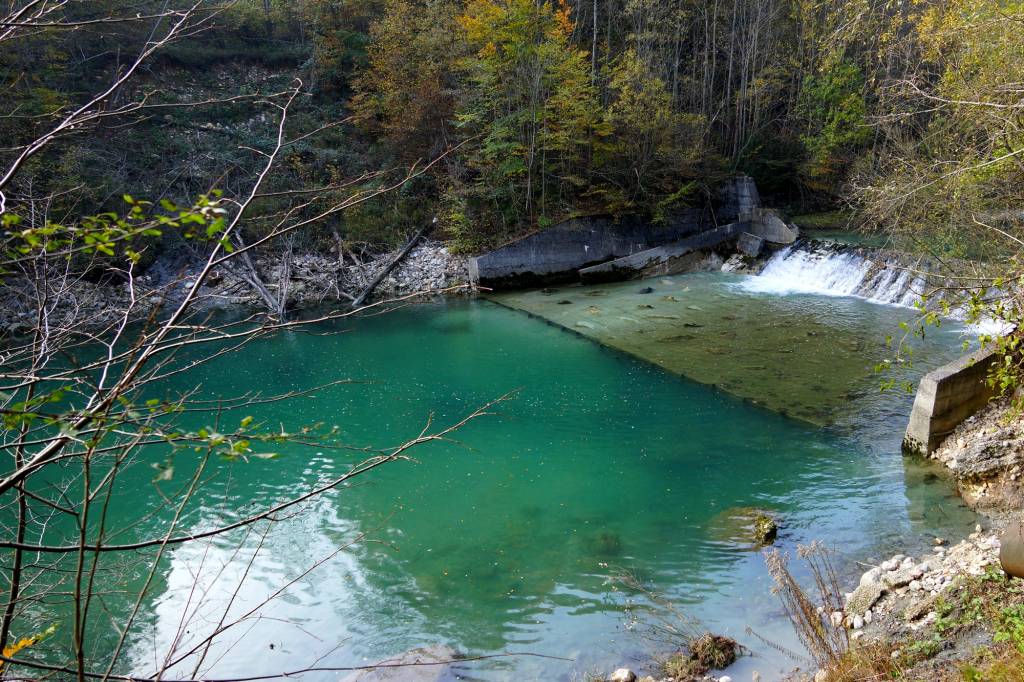 Sava Dolinka (von der Berierre in Moste bis zum Zusammenfluss mit der ...
