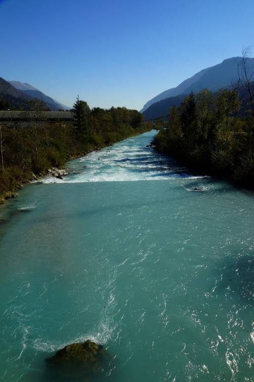 The river Sava Dolinka (from the bridge in Podkoren to the pebble ...